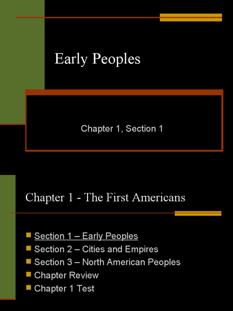 Early Peoples of the Americas | PDF
