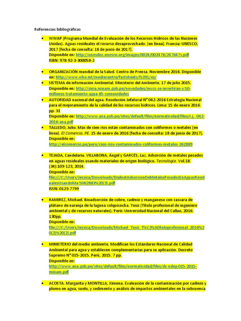 Referencias Bibliográficas | PDF | Science | Tecnología (general)
