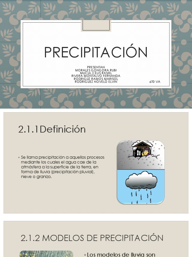 Definición y Proceso de Precipitación | PDF | Precipitación | Lluvia