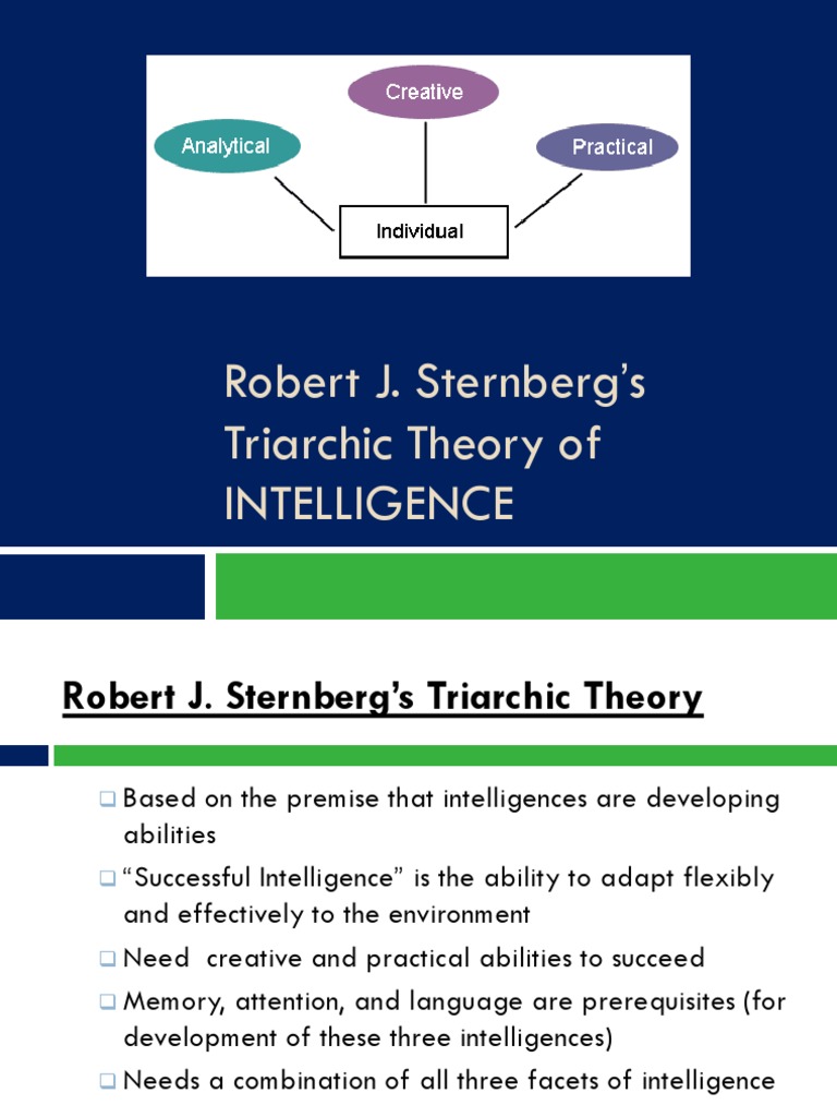 Sternbergs Triarchic Theory PPT 1 | PDF | Intelligence | Educational ...