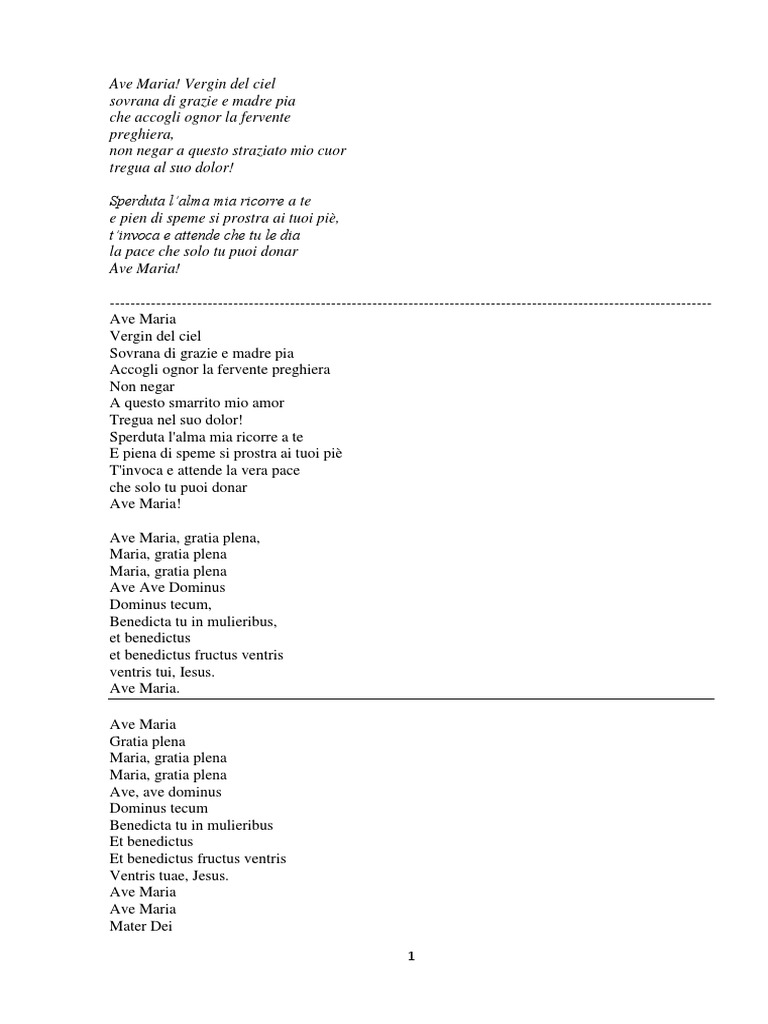 Ave Maria | Ave Maria (Schubert) | Hymns