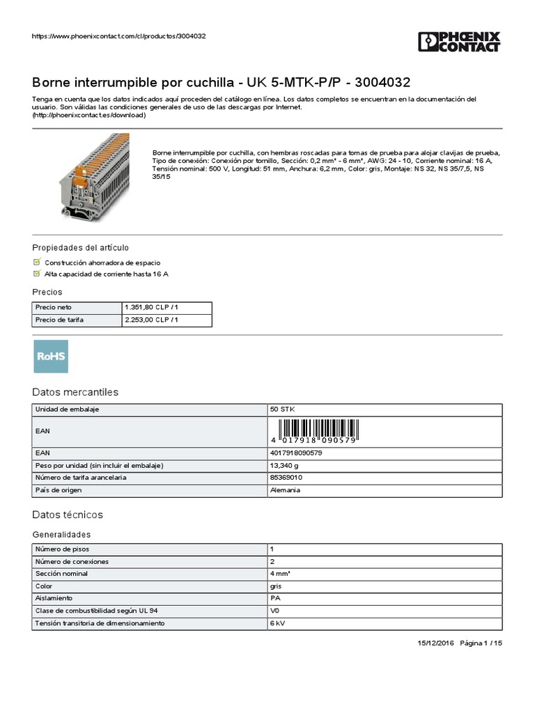 Uk5 MTK PP PDF | PDF | Cobre | Tornillo