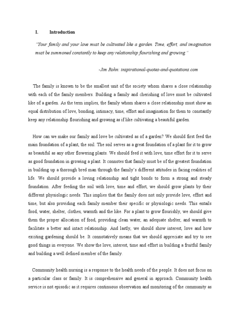 Introduction | PDF | Nursing | Community