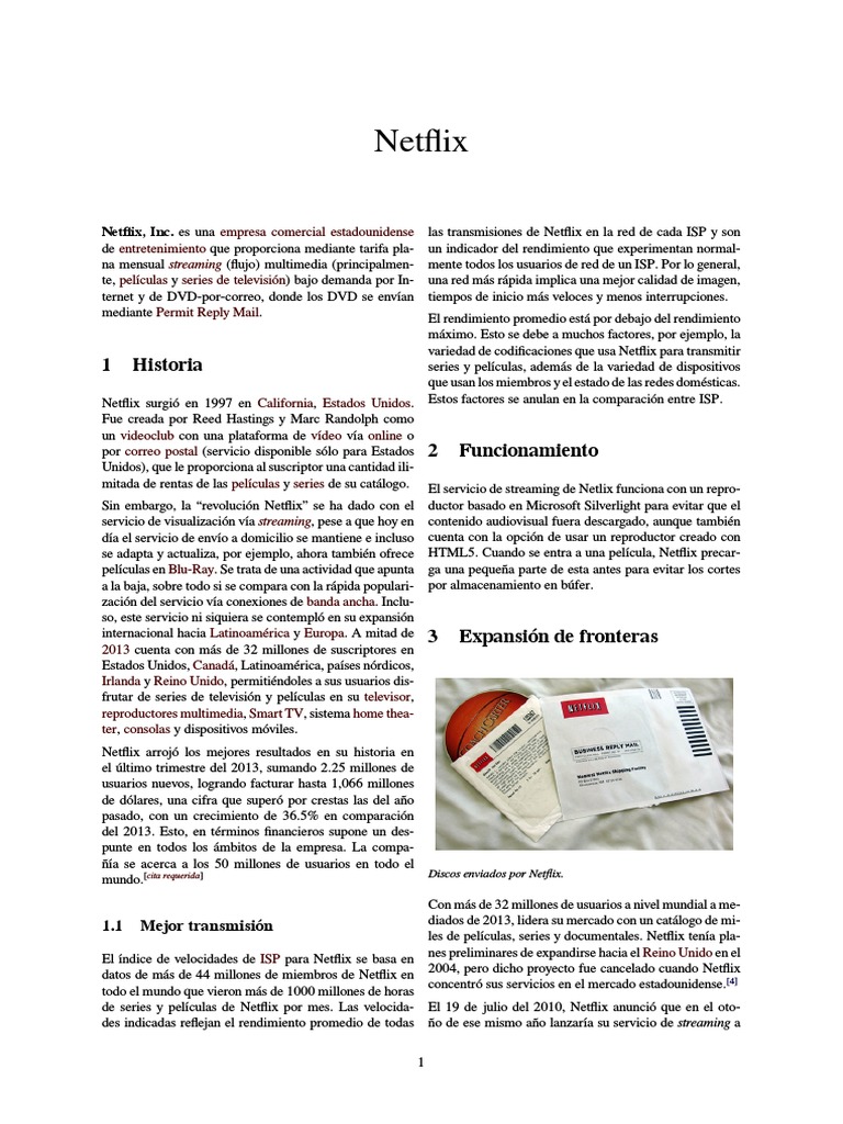 Caso - Netflix.pdf | Netflix | Vídeo