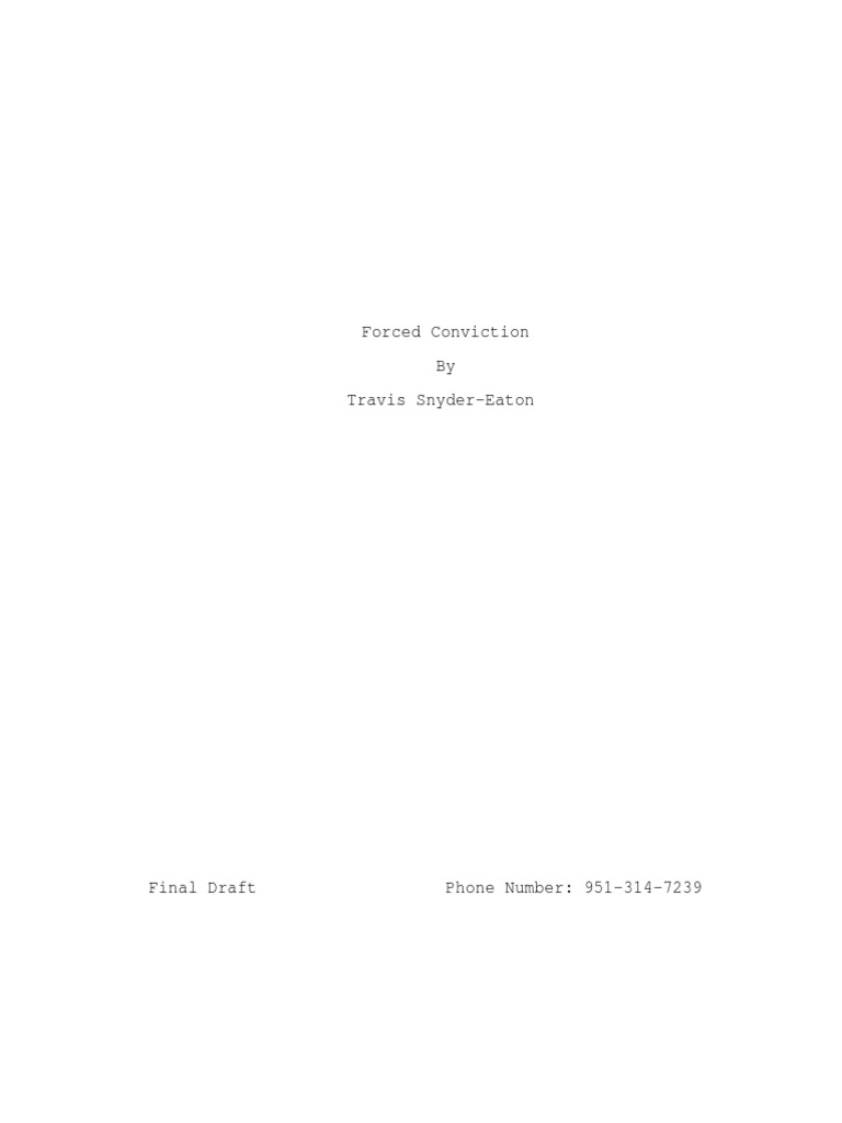 Forced Conviction Final | PDF | Leisure | Nature
