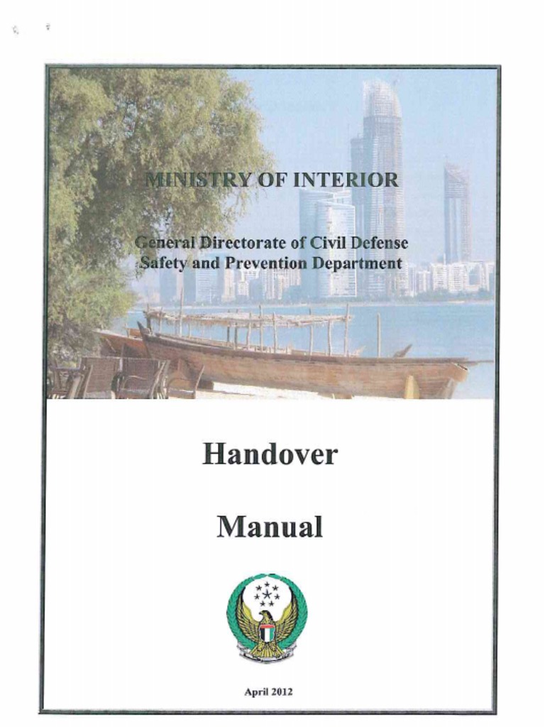 Civil Defence Handover Manual PDF | PDF