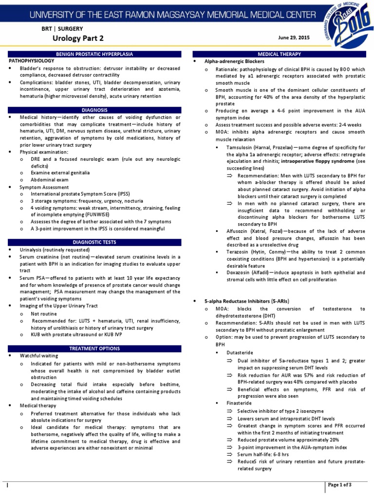 Funwise Approach to BPH Management | PDF | Prostate Cancer | Prostate