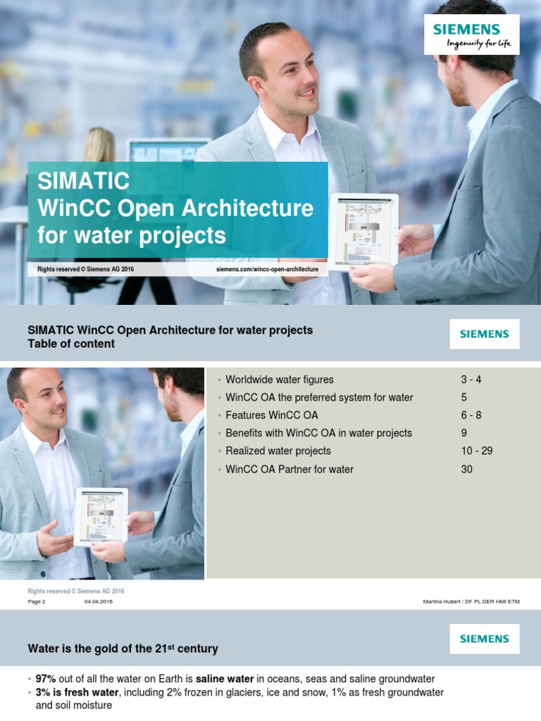 PR Wincc Oa For Water en | Download Free PDF | Scada | Sewage Treatment