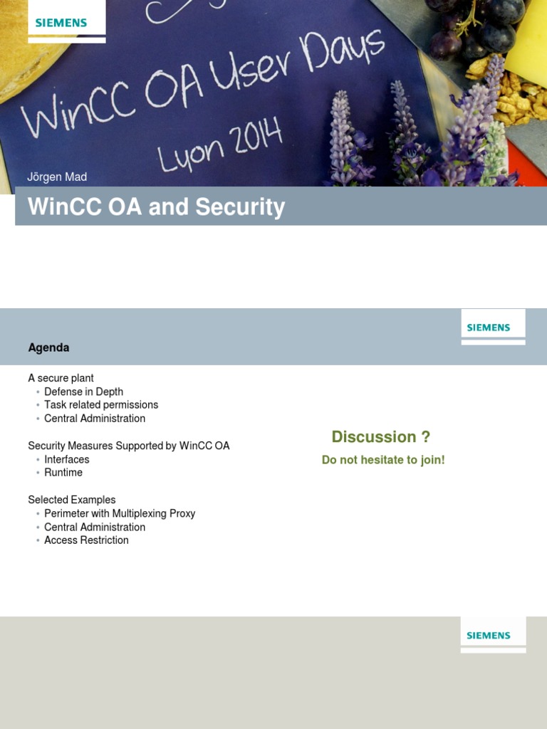 Security and Wincc Oa | PDF | Transport Layer Security | Proxy Server