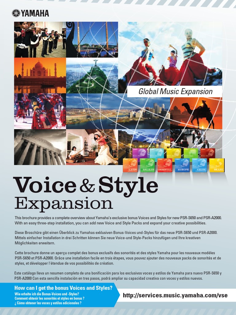 Voice and Style Expansion PDF | PDF | Usb | Music Technology