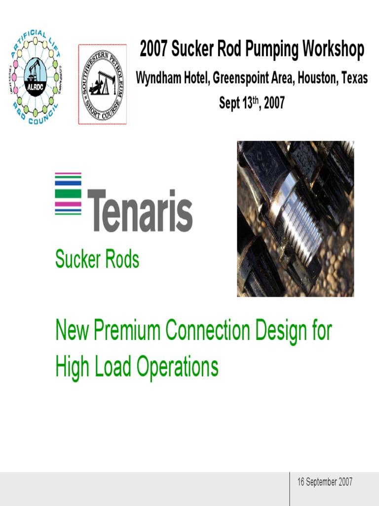 Premium Connection Design for Sucker Rods | PDF | Fatigue (Material ...