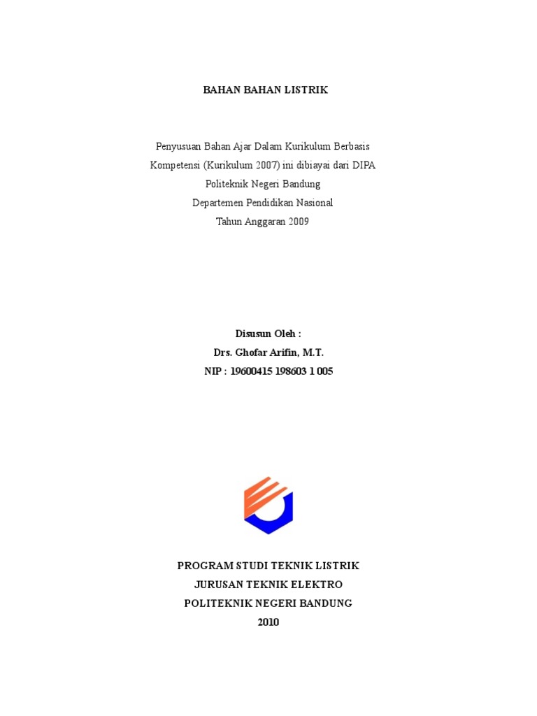 Bahan Listrik | PDF