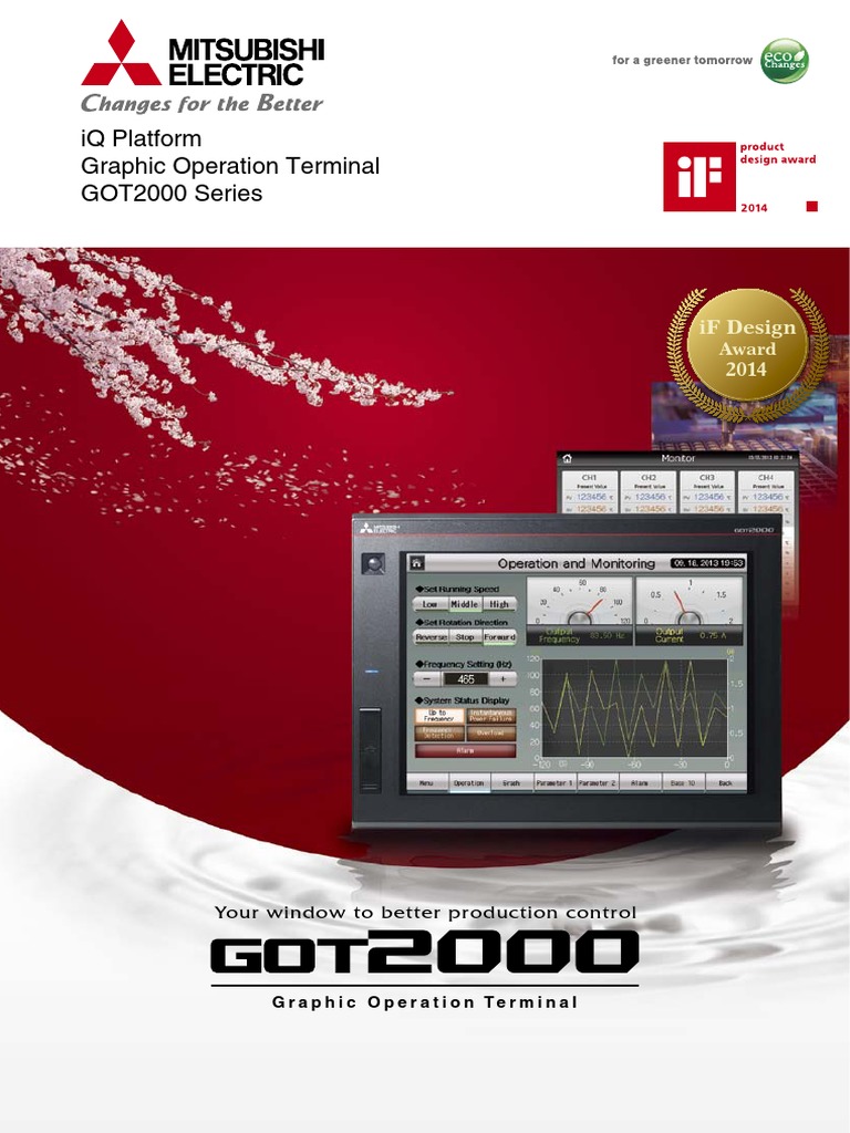 GOT2000 Brochure | PDF | Programmable Logic Controller | Usb