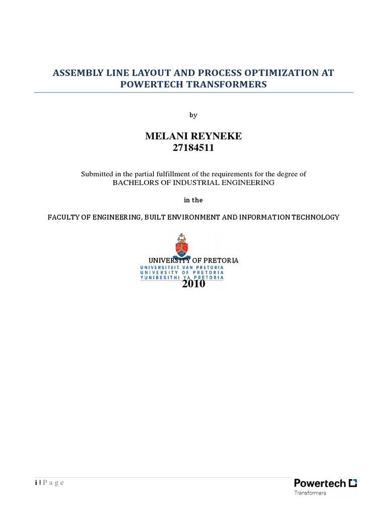 Transformer Factory Assembly Area Layout | PDF | Lean Manufacturing ...