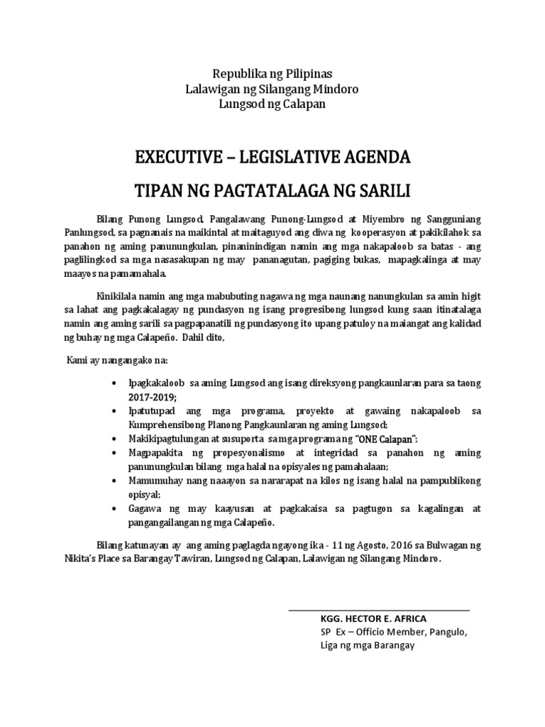 Tipan NG Pagtatalaga | PDF