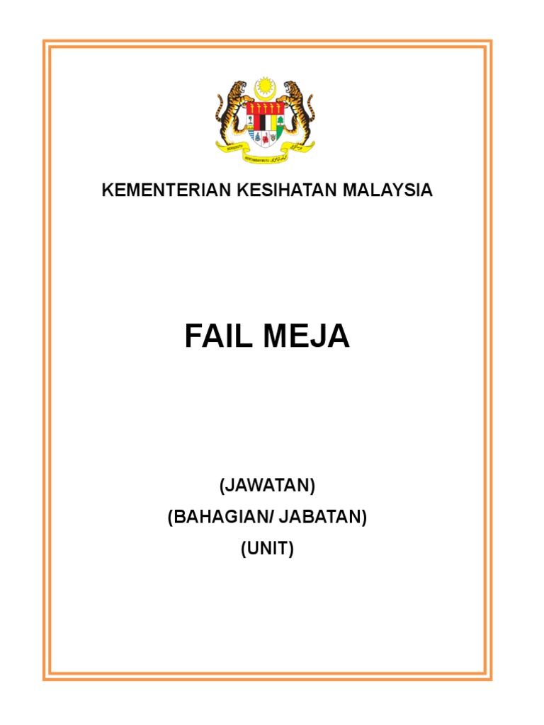 Template Fail Meja | PDF