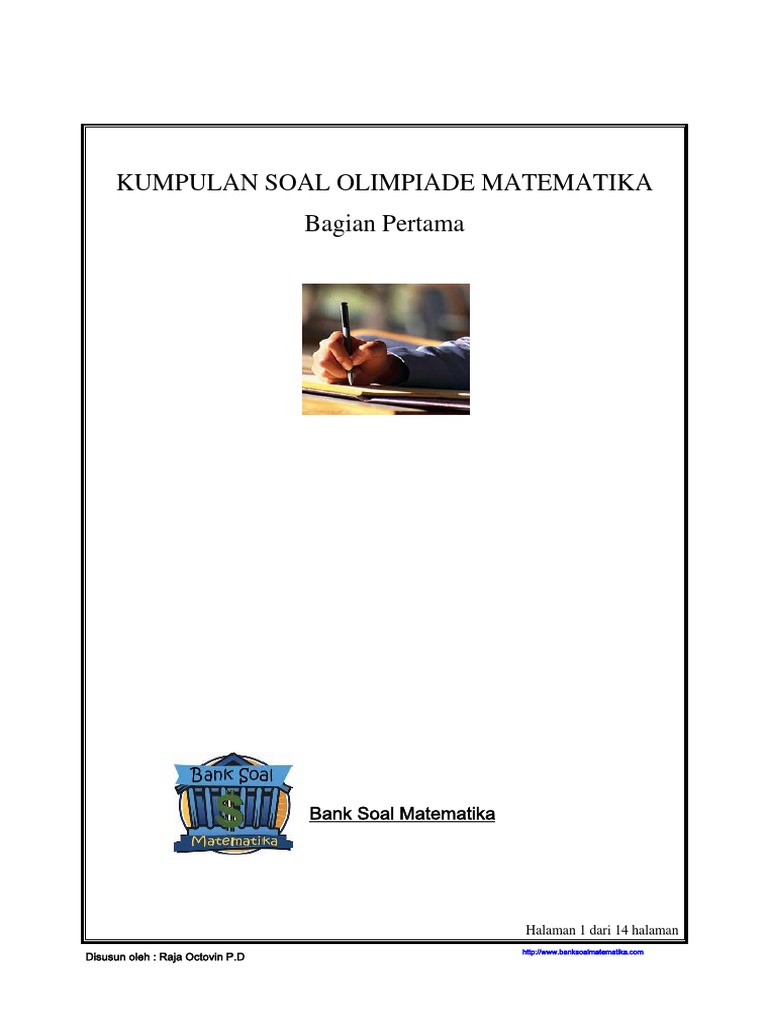 Kumpulan Soal Olimpiade Matematika Sma PDF | PDF