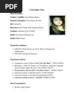 Curriculum Vitae María | PDF