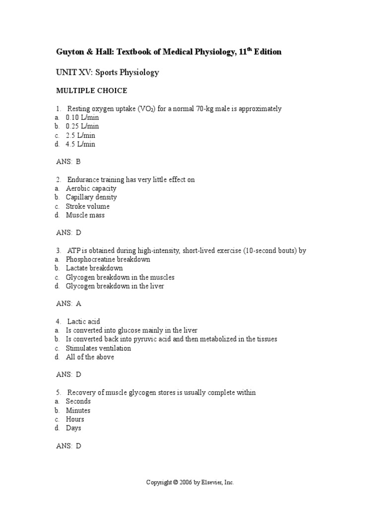 Sports Physiology | PDF | Physical Exercise | Muscle