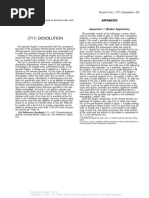 General Chapters 711 DISSOLUTION Usp | PDF | Buffer Solution | Filtration