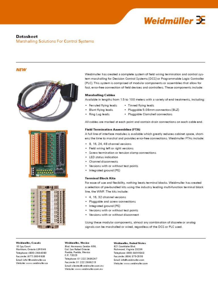 LIT1125 Marshalling Solutions Datasheet v6 | PDF | Electrical Connector ...