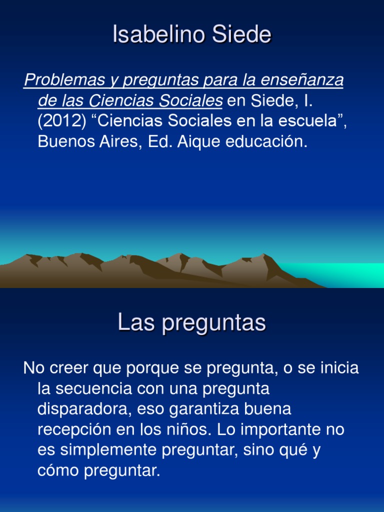 Isabelino Siede Cap 9 | PDF | Ciencias sociales | Science