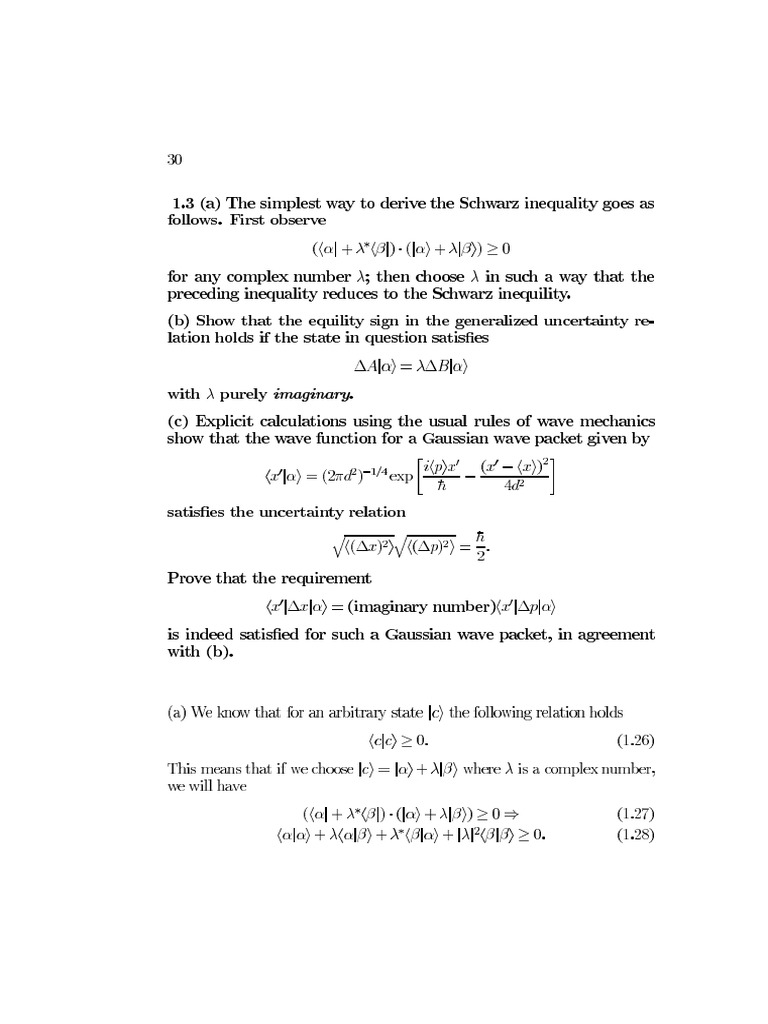 Sakurai Quantum Mechanics Solutions 2 PDF | PDF