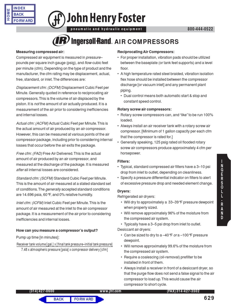 Air Compressor Terminology | PDF | Gas Compressor | Chemical Equipment