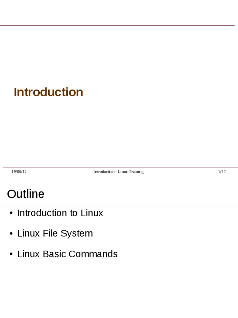 Lecture 1 Introduction NIS | PDF | Linux | Linux Distribution
