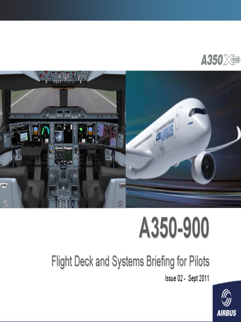 A350 900 Flight Deck and Systems Briefing For Pilots 1 PDF | PDF ...