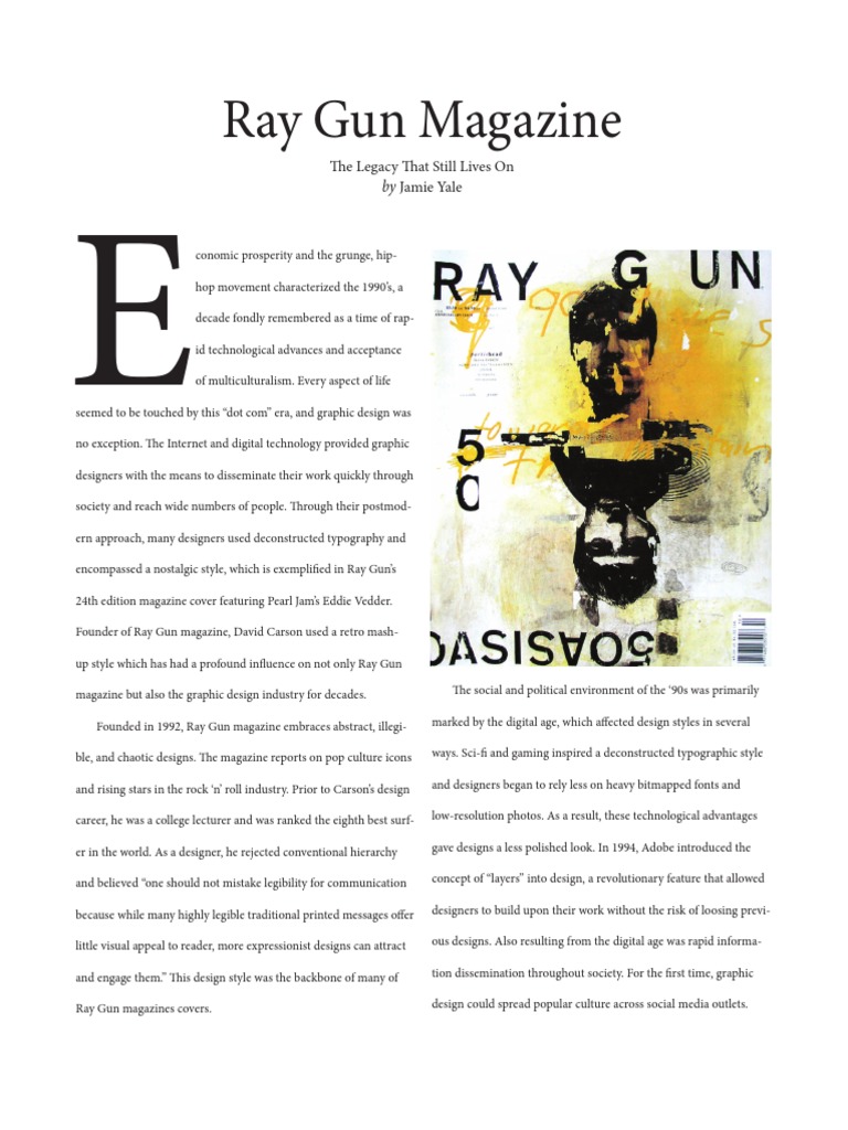 Ray Gun Magazine | PDF | Typography | Page Layout
