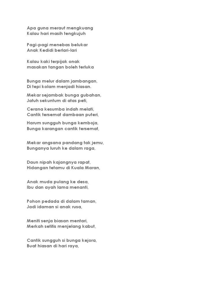 Koleksi Pembayang Pantun | PDF