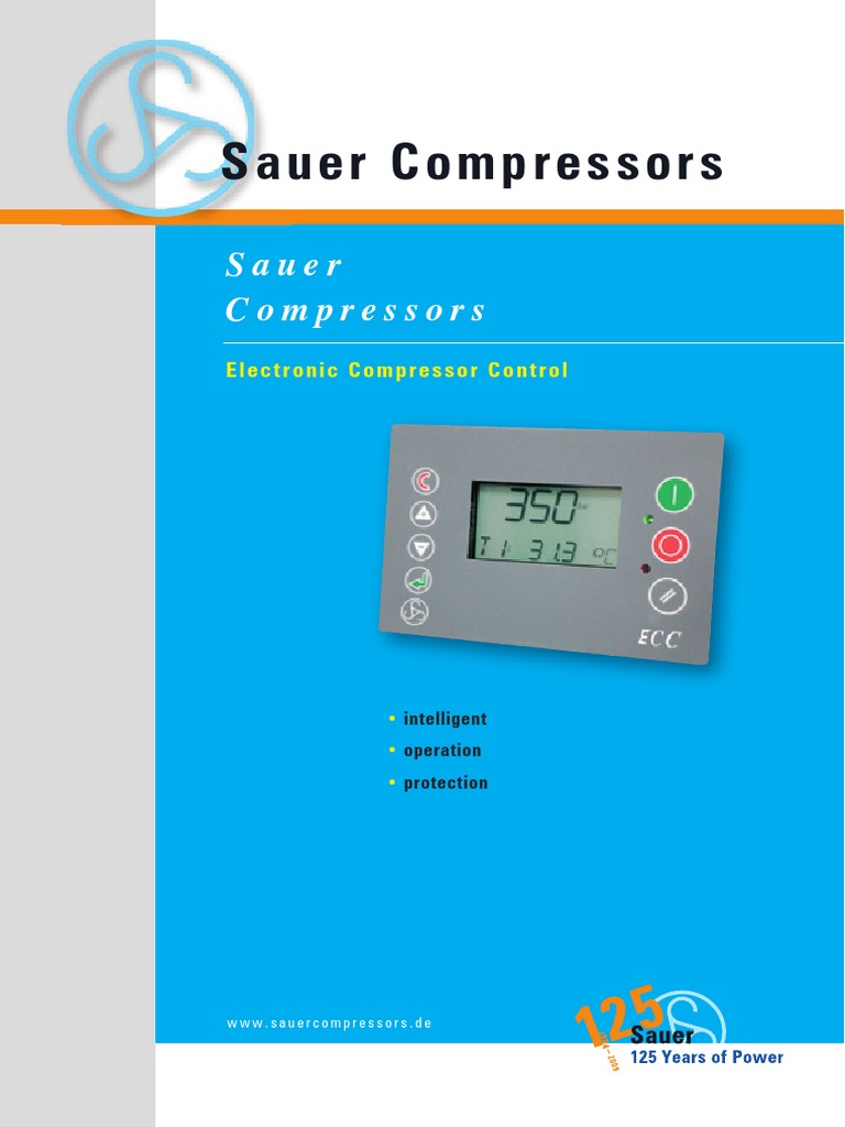 Sauer Electronic Compressor Control Guide | PDF | Gas Compressor ...