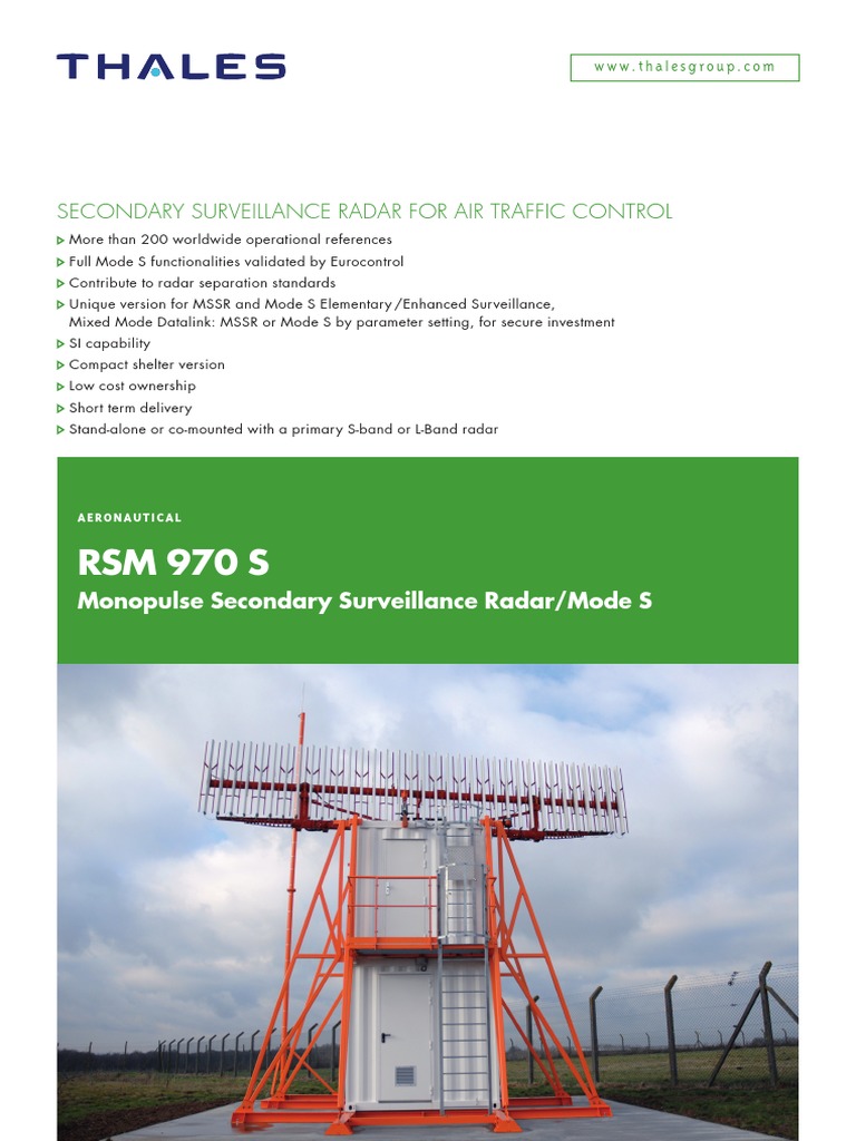 rsm970s Datasheet 0 | PDF | Transponder (Aeronautics) | Electronics