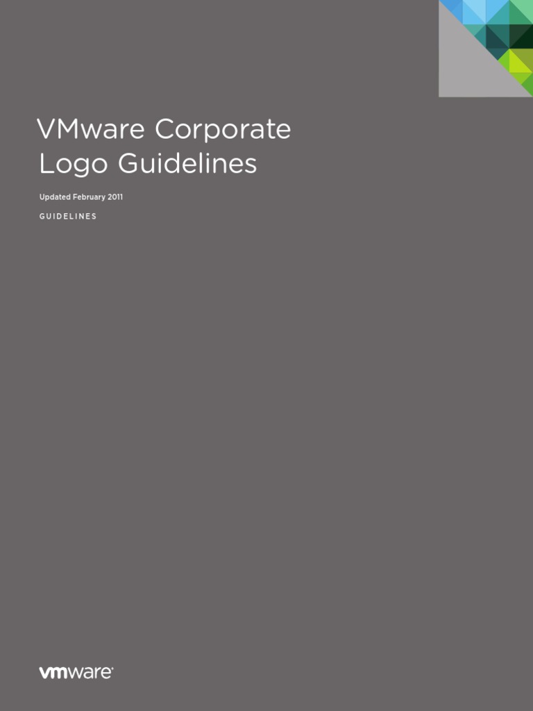 VMware Corporate Logo Guidelines2011 PDF | PDF | Logos | Trademark