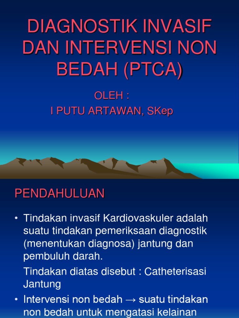 Diagnostik Invasif Dan Intervensi Non Bedah3333333333333 | PDF