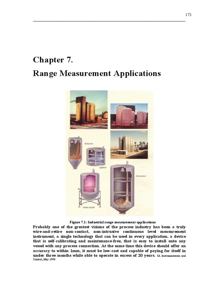Industrial Range Measurement | PDF | Reflection (Physics) | Acoustics