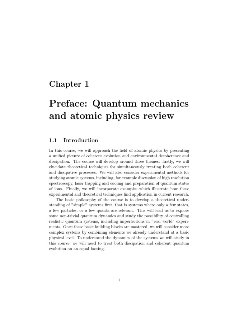 Quantum Mechanics Notes | PDF | Hamiltonian (Quantum Mechanics ...
