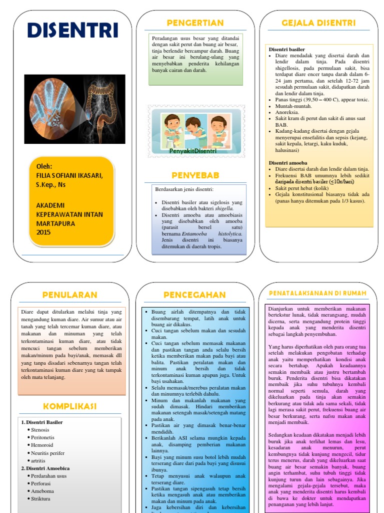 Leaflet Disentri | PDF