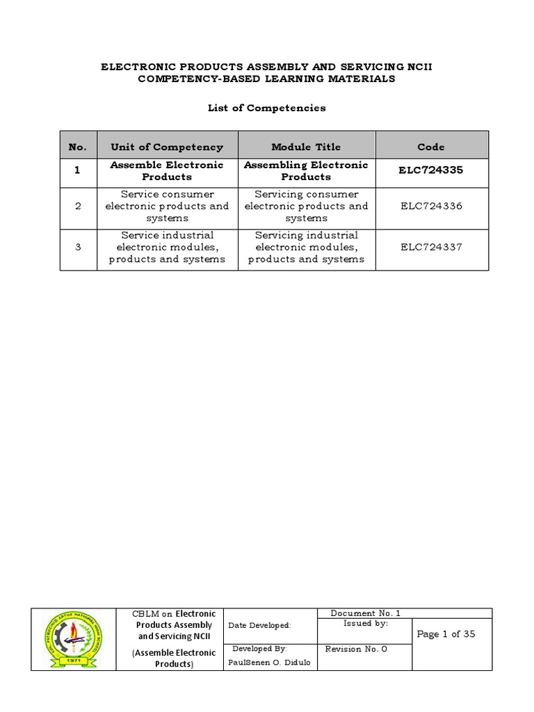 CBLM For PCB | PDF | Printed Circuit Board | Electronic Circuits