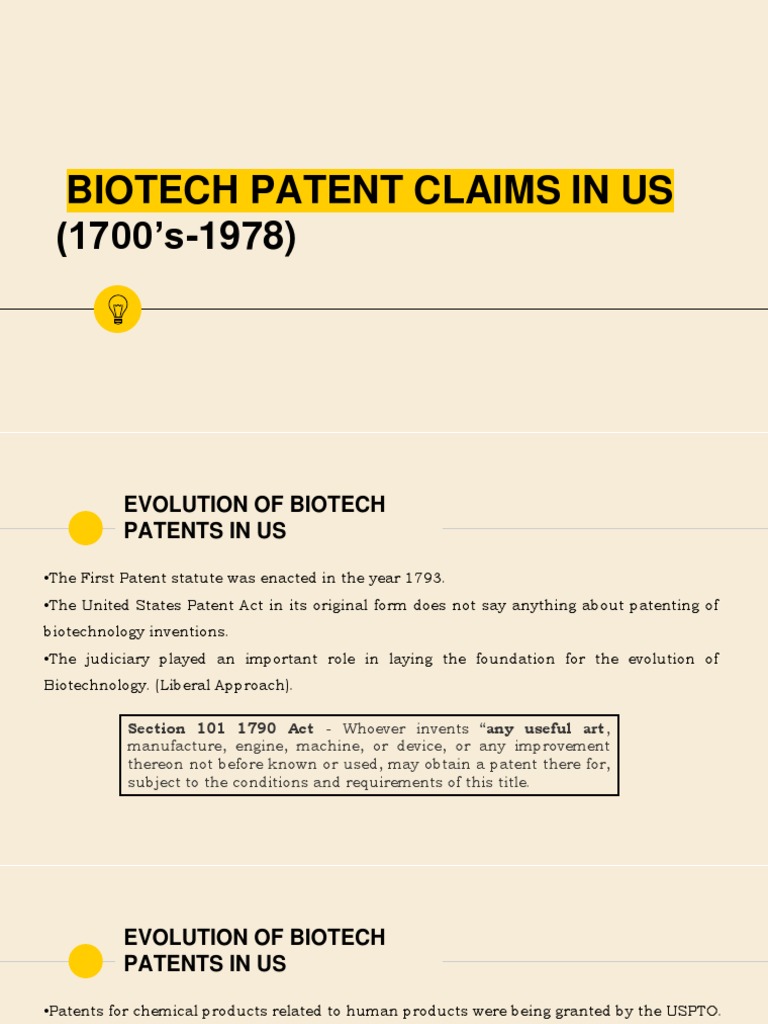 Biotech Patents in US - Final Addition | PDF | Patent | Incandescent ...