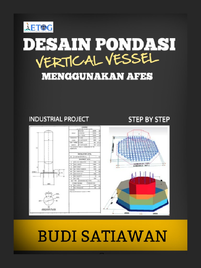 Desain Pondasi Vertical Vessel - Rev 0 | PDF