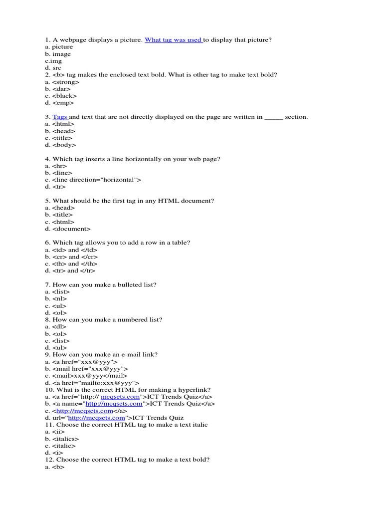 Web Designing and Development | PDF | Html Element | Hyperlink