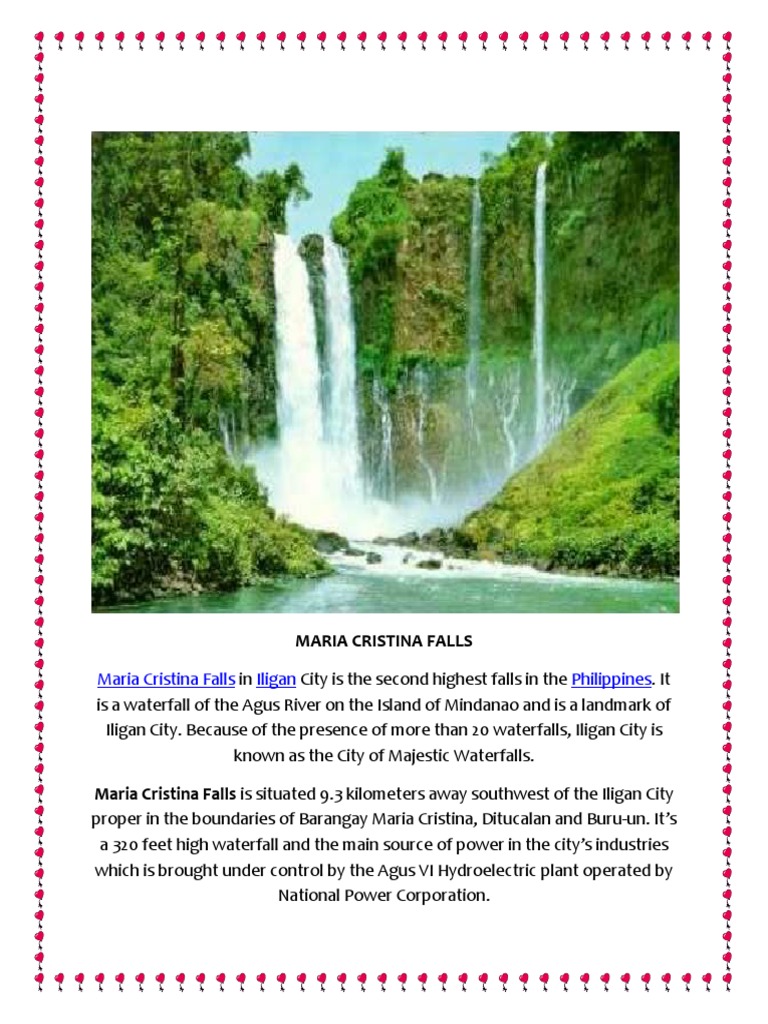 Maria Cristina Falls | PDF | Manila | Philippines