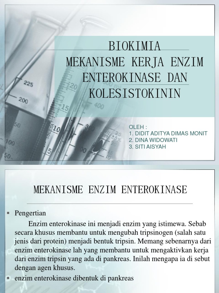 Enterokinase Dan Kolesistokini | PDF | Kesehatan Holistik