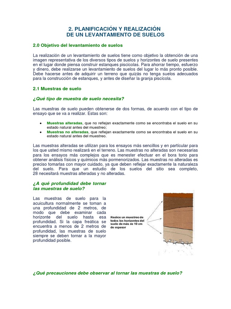 Elaboración de Una Calicata | PDF | Suelo | Muestreo (Estadísticas)