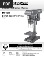 Bench Drilling Machine Checklist | PDF | Drilling | Electricity
