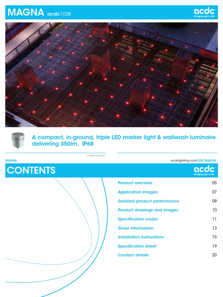 MAGNA Product Guide | PDF | Light Emitting Diode | Architectural Elements