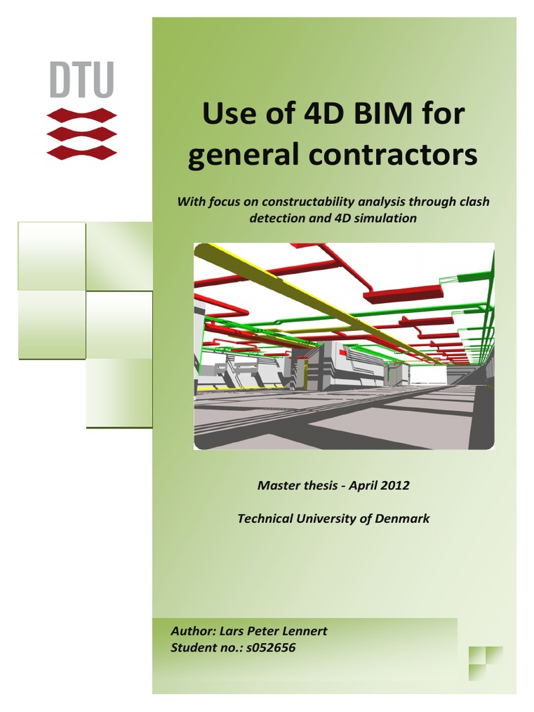 4D BIM Utilization for Contractors | PDF | Building Information ...