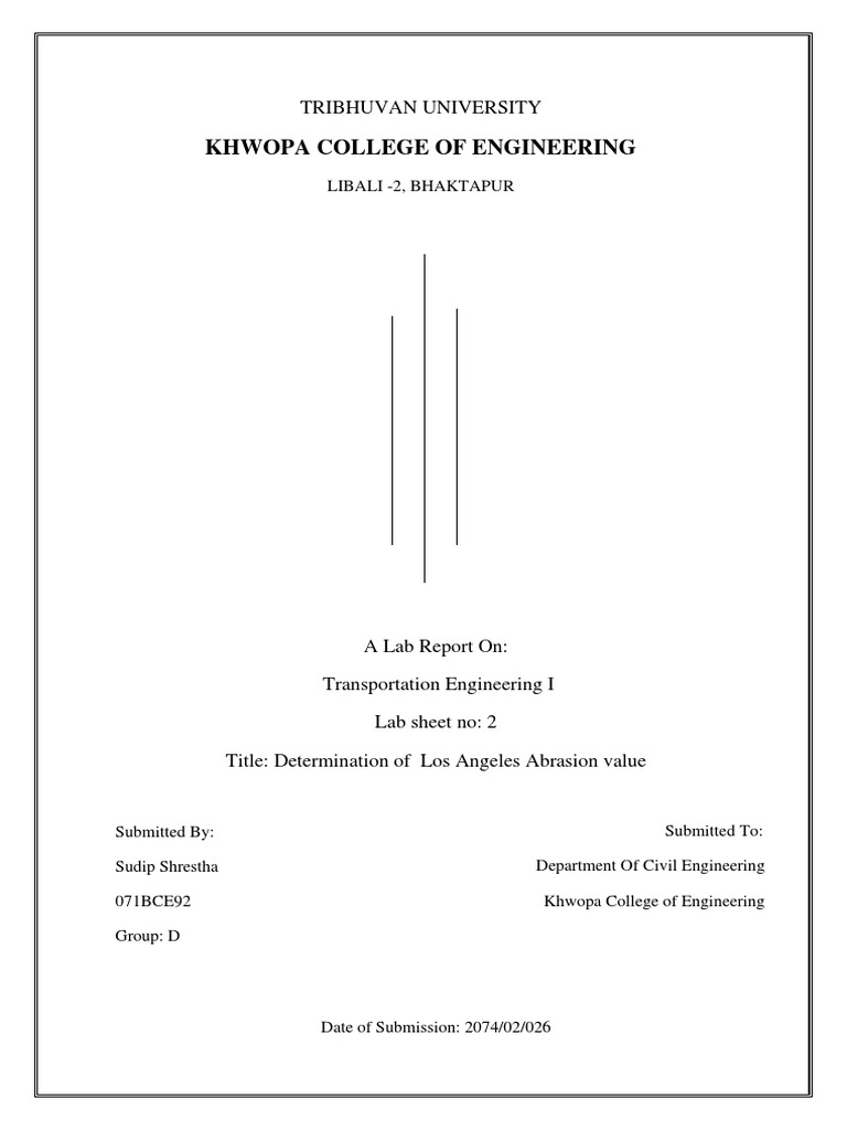 Khwopa College of Engineering: Tribhuvan University | PDF | Engineering ...